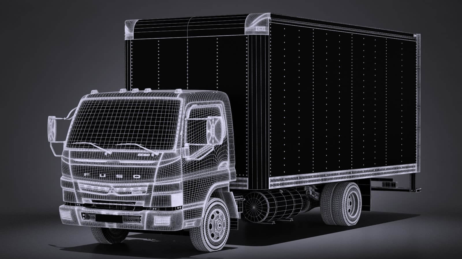 Mitsubishi FUSO BOX 2016 - 3D Model by SQUIR