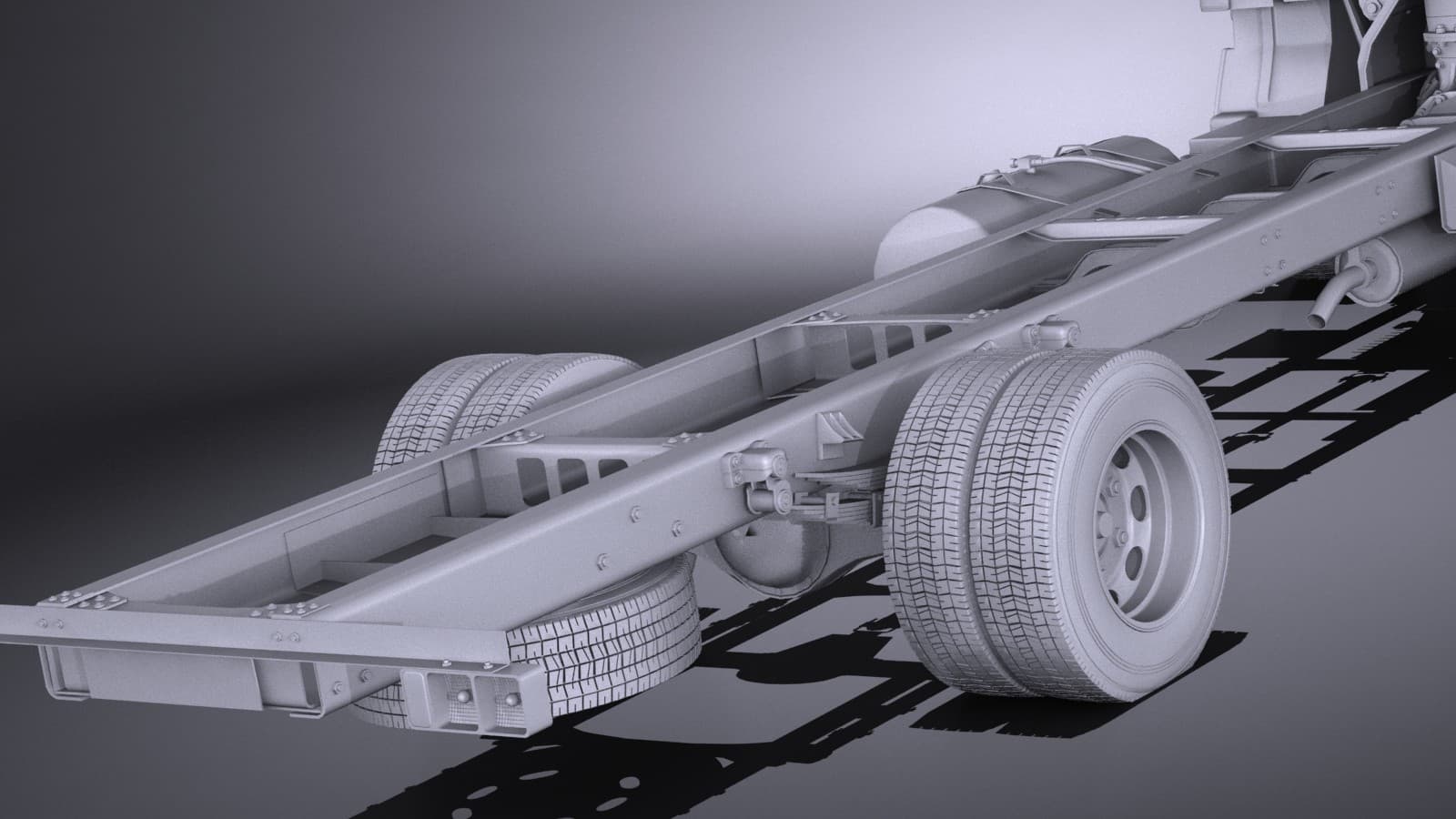 Mitsubishi FUSO Chassis 2016 - 3D Model by SQUIR