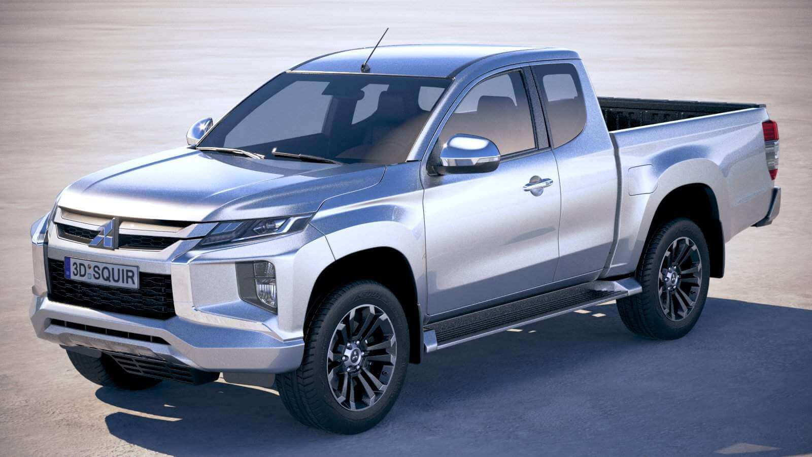 Mitsubishi L200 Extended Cab 2019 - 3D Model by SQUIR