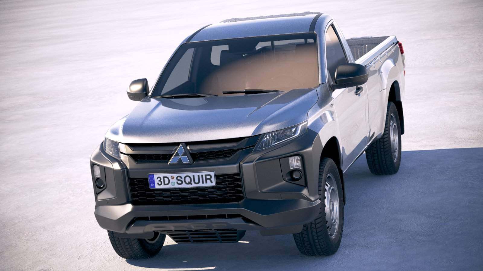 Mitsubishi L200 Regular Cab 2019 - 3D Model by SQUIR
