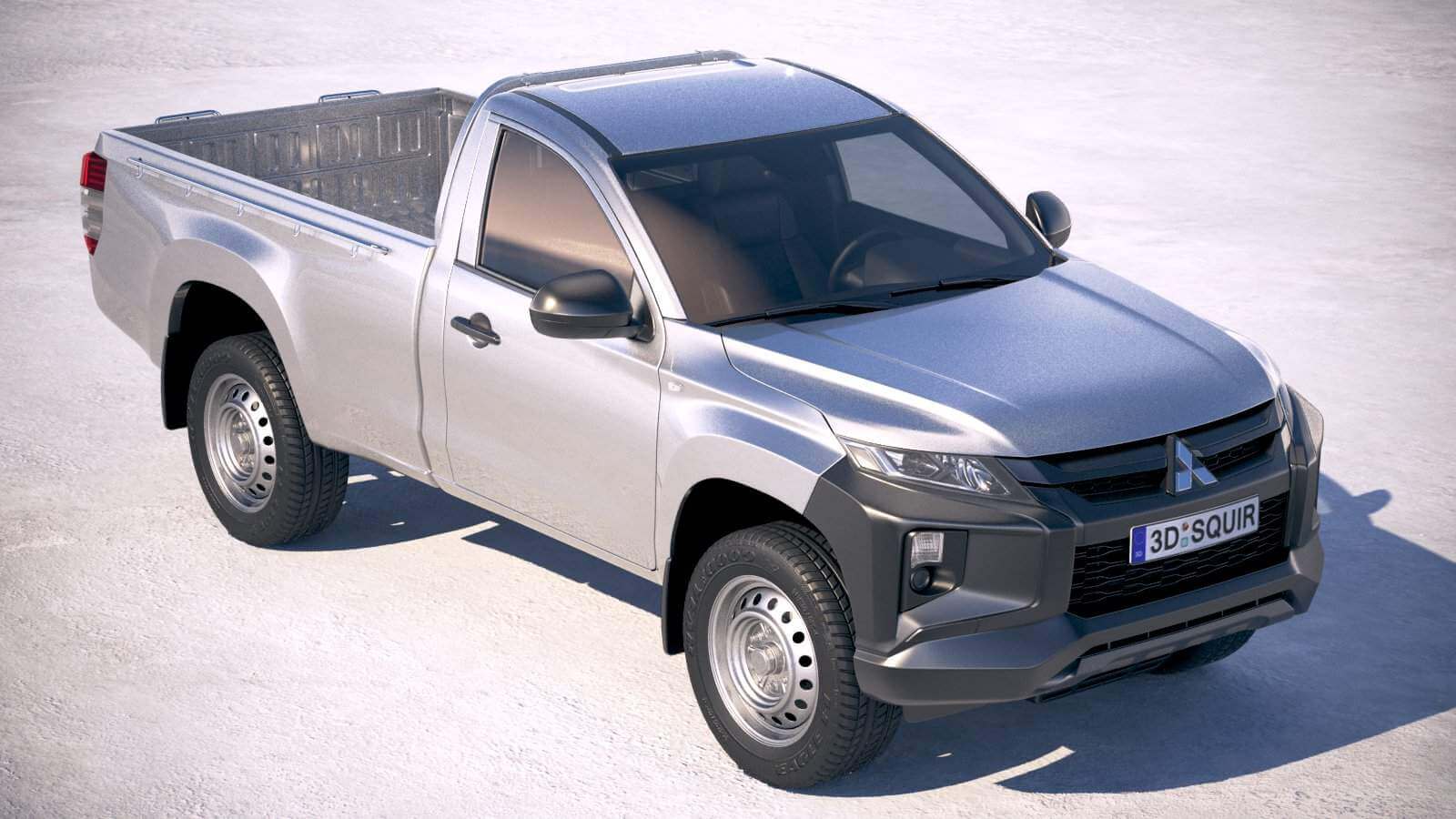 Mitsubishi L200 Regular Cab 2019 - 3D Model by SQUIR