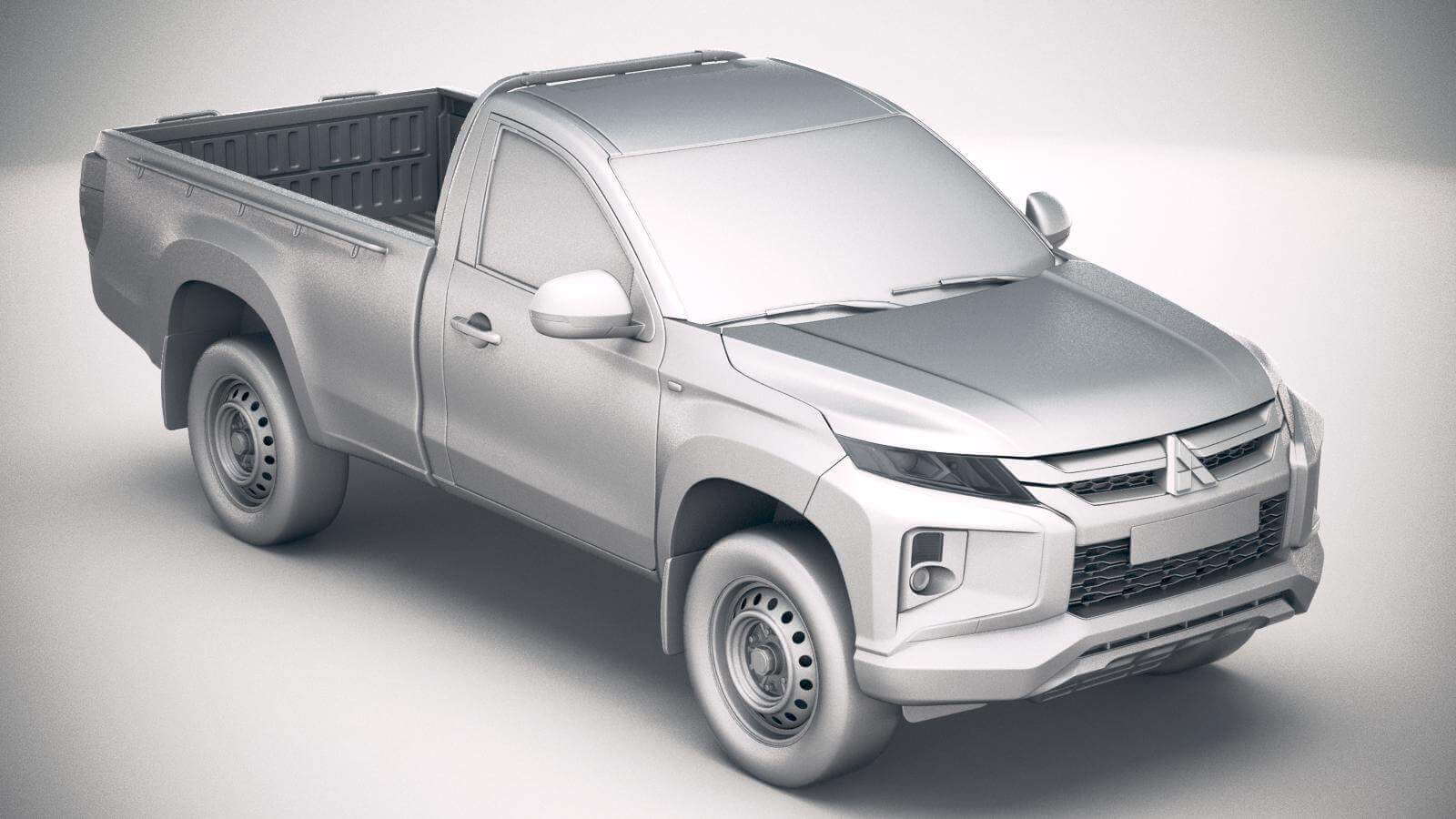 Mitsubishi L200 Regular Cab 2019 - 3D Model by SQUIR