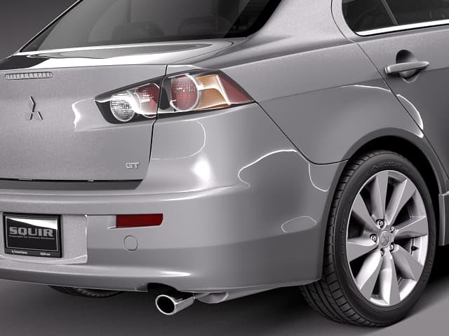 Mitsubishi Lancer GT 2008 - 3D Model by SQUIR