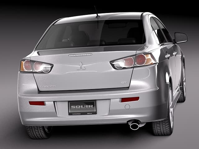 Mitsubishi Lancer GT 2008 - 3D Model by SQUIR