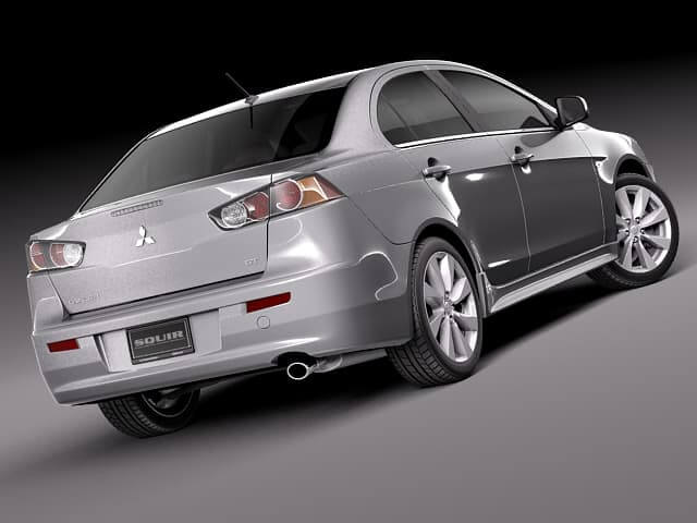 Mitsubishi Lancer GT 2008 - 3D Model by SQUIR