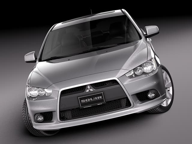 Mitsubishi Lancer GT 2008 - 3D Model by SQUIR