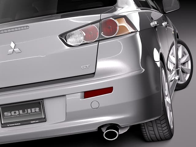 Mitsubishi Lancer GT 2008 - 3D Model by SQUIR