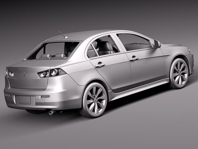 Mitsubishi Lancer GT 2008 - 3D Model by SQUIR