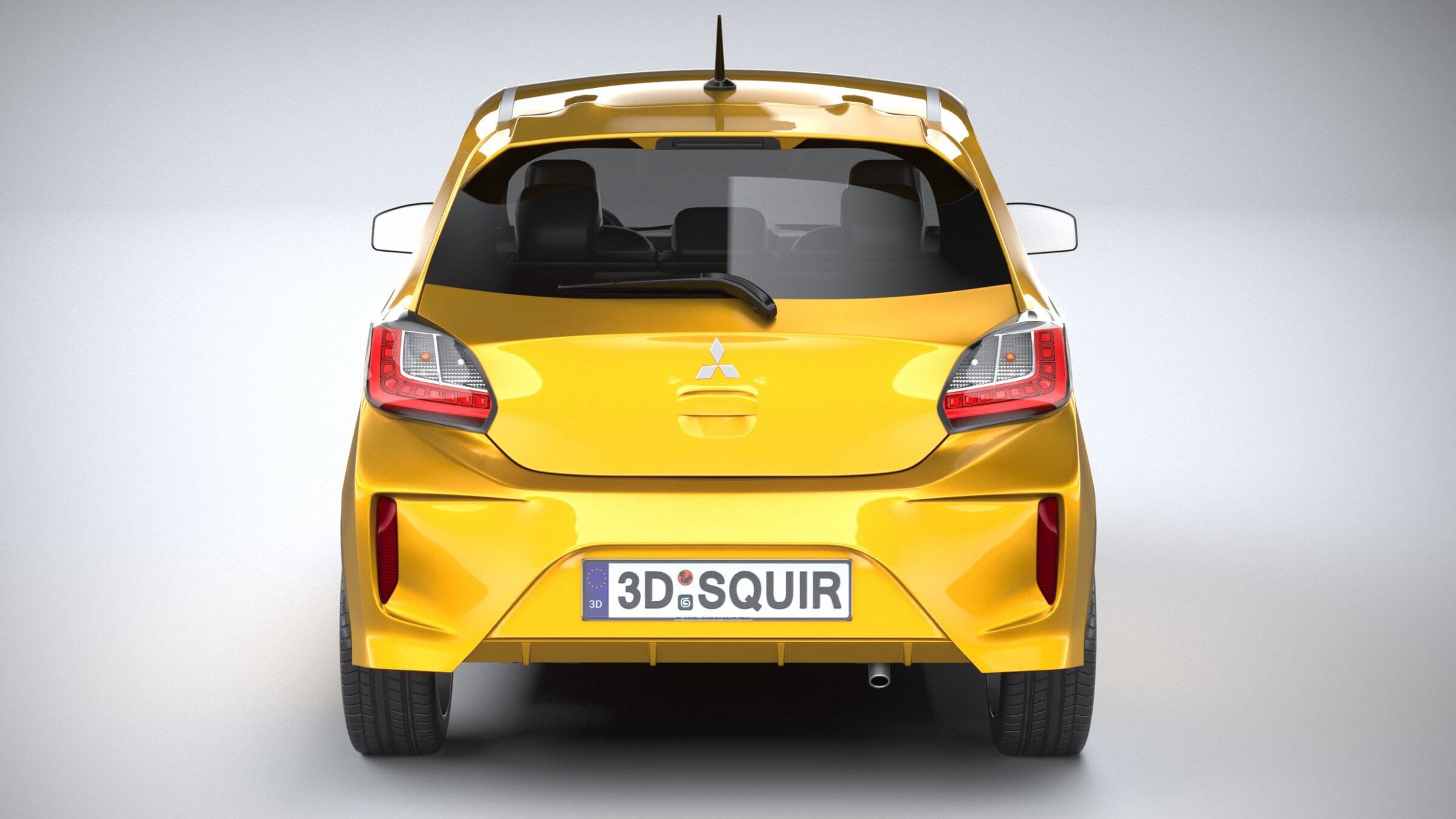 Mitsubishi Mirage 2020 - 3D Model by SQUIR