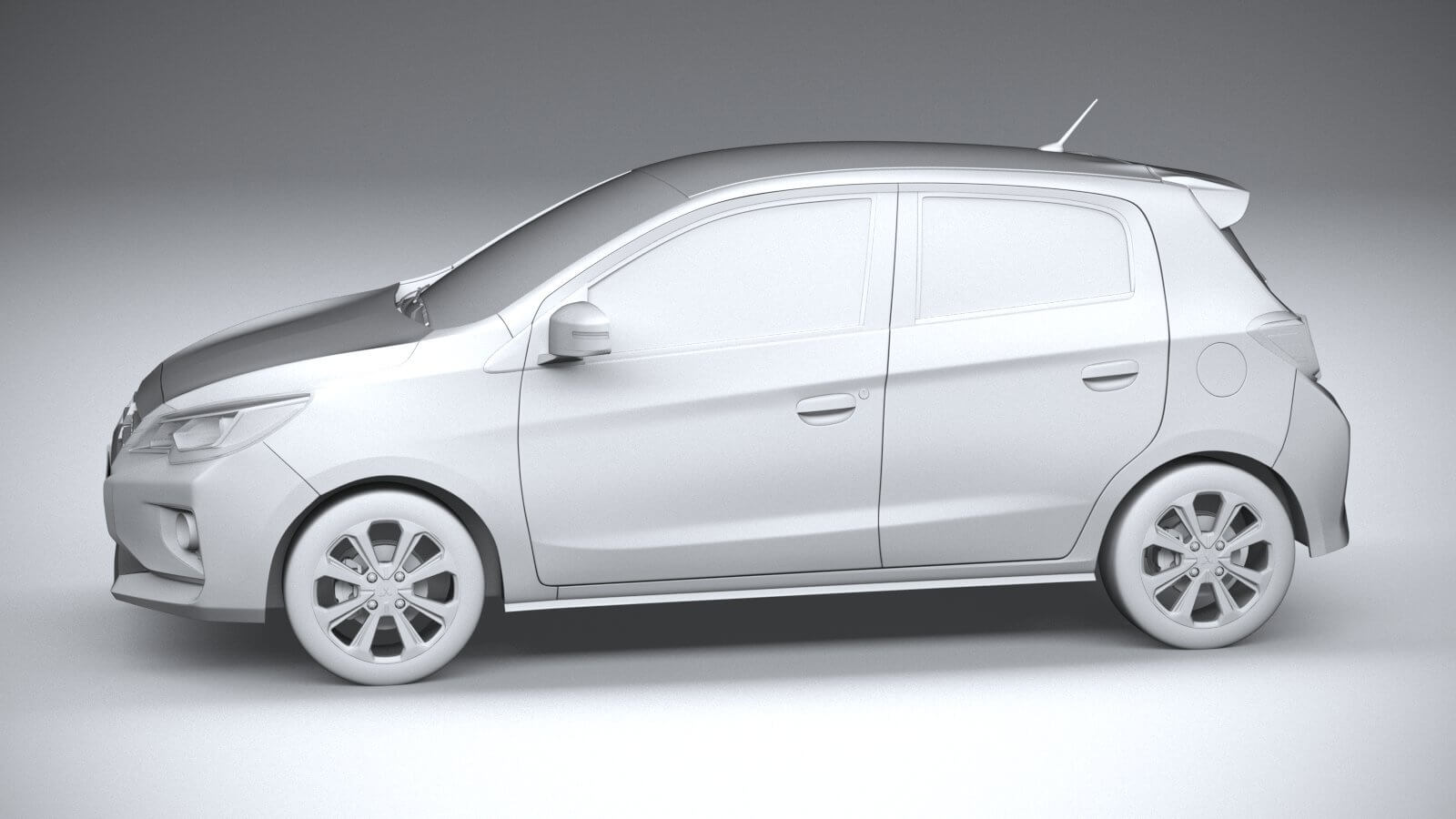 Mitsubishi Mirage 2020 - 3D Model by SQUIR