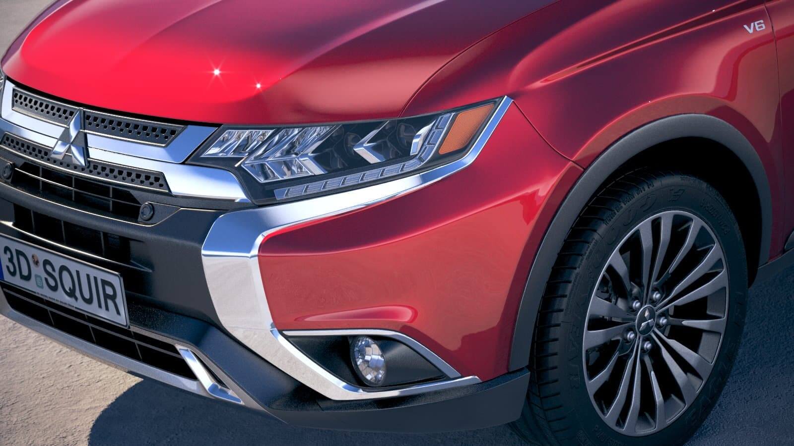 Mitsubishi Outlander 2019 - 3D Model by SQUIR