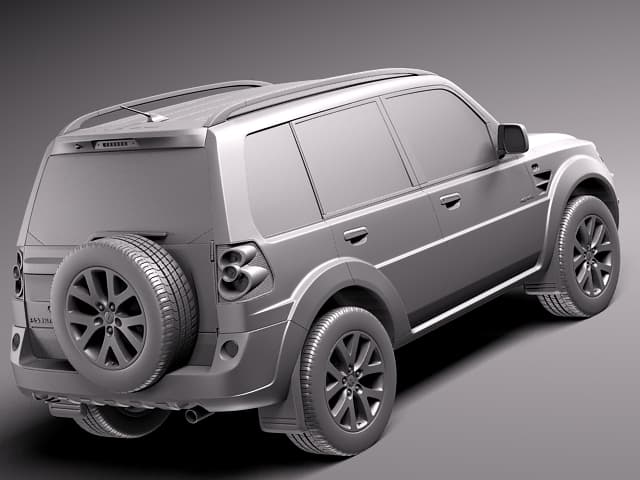 Mitsubishi Pajero TR4 2010-2013 3D Model by SQUIR