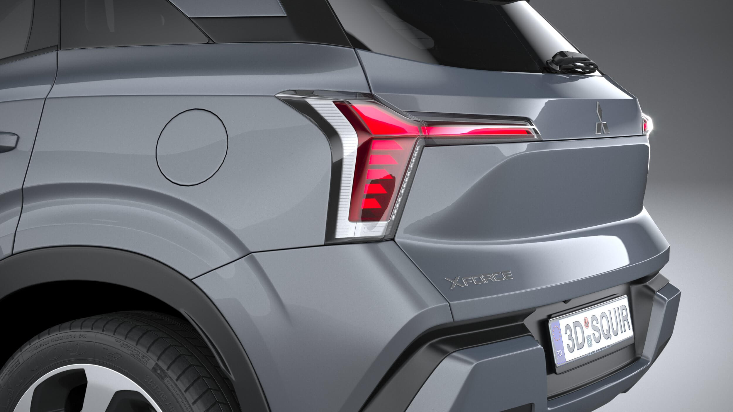 Mitsubishi Xforce 2024 - 3D Model by SQUIR