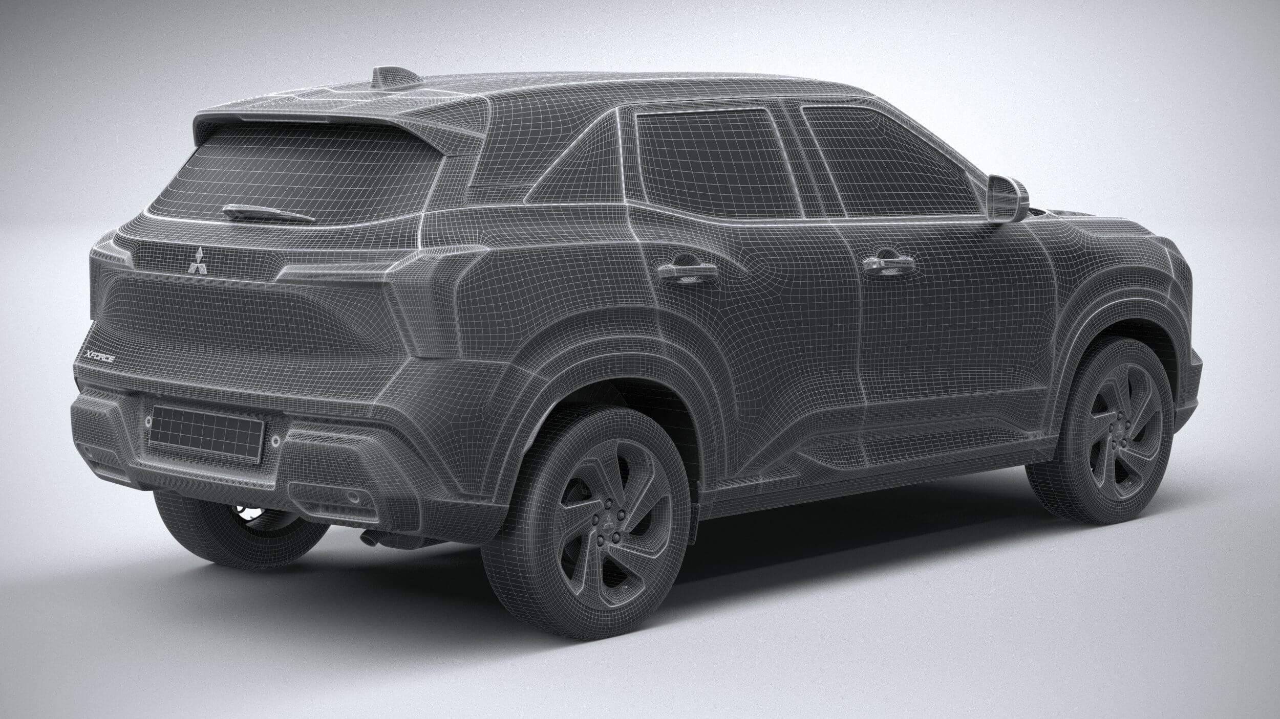 Mitsubishi Xforce 2024 - 3D Model by SQUIR