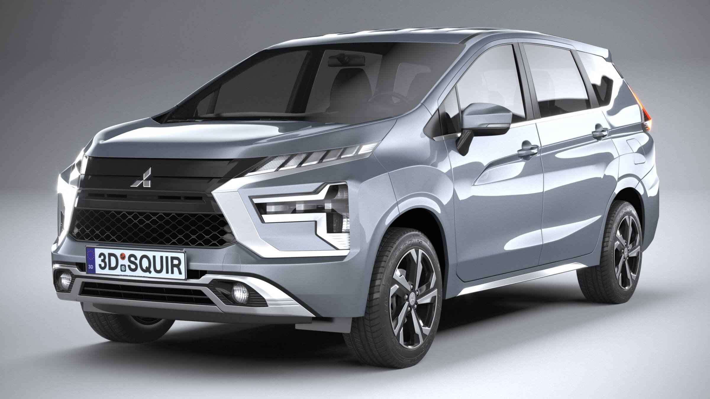 Mitsubishi Xpander 2022 - 3D Model by SQUIR