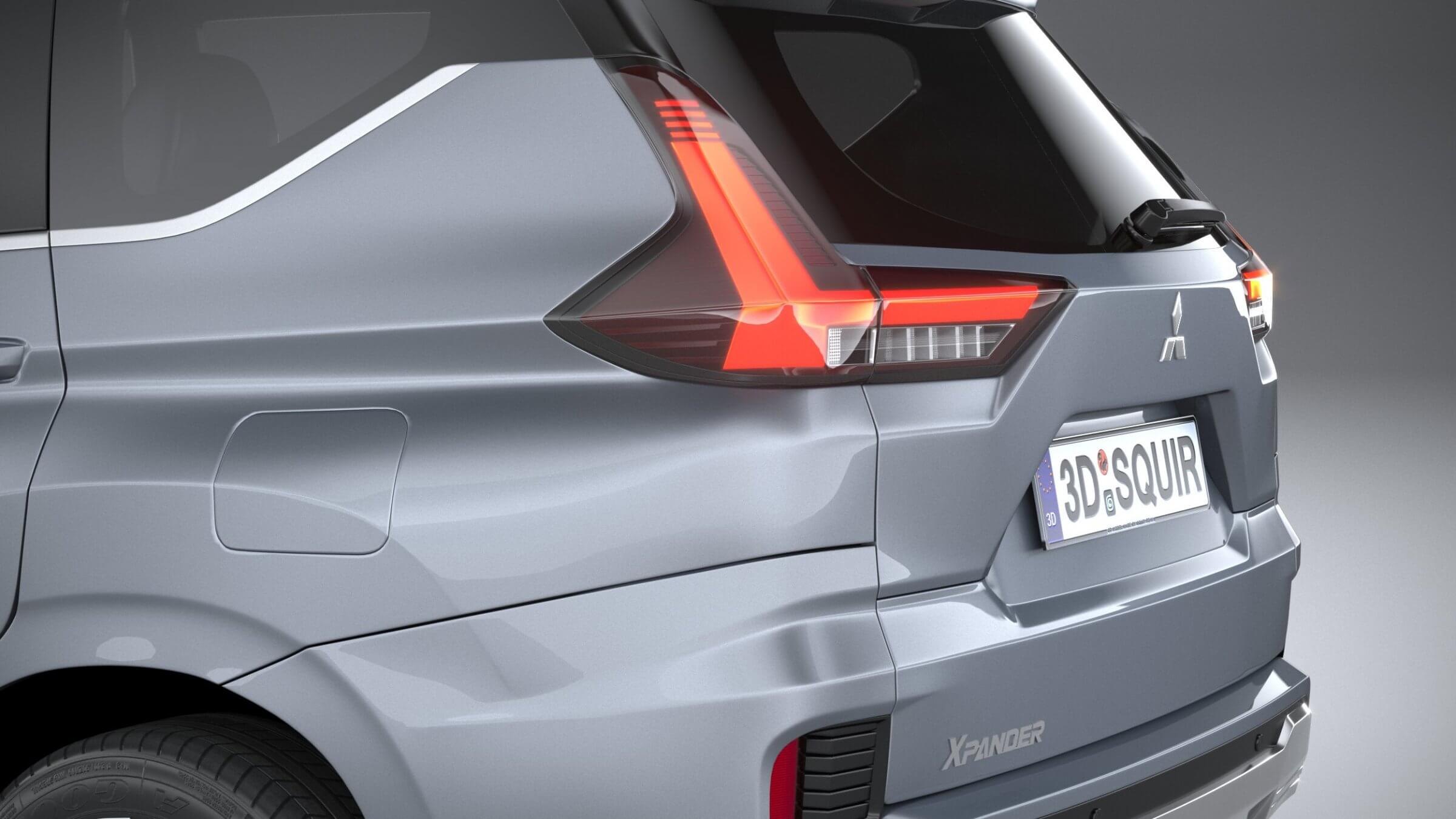 Mitsubishi Xpander 2022 - 3D Model by SQUIR