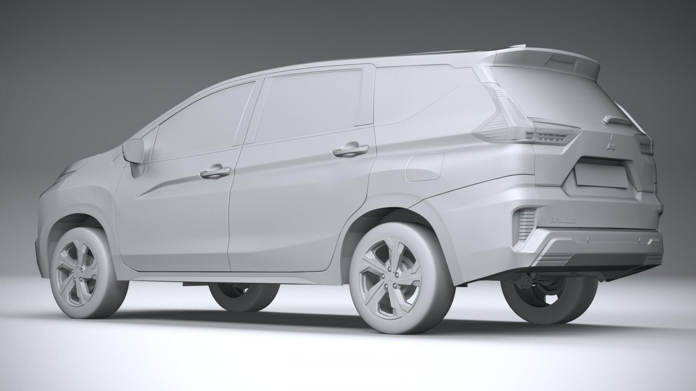 Mitsubishi Xpander 2022 - 3D Model by SQUIR