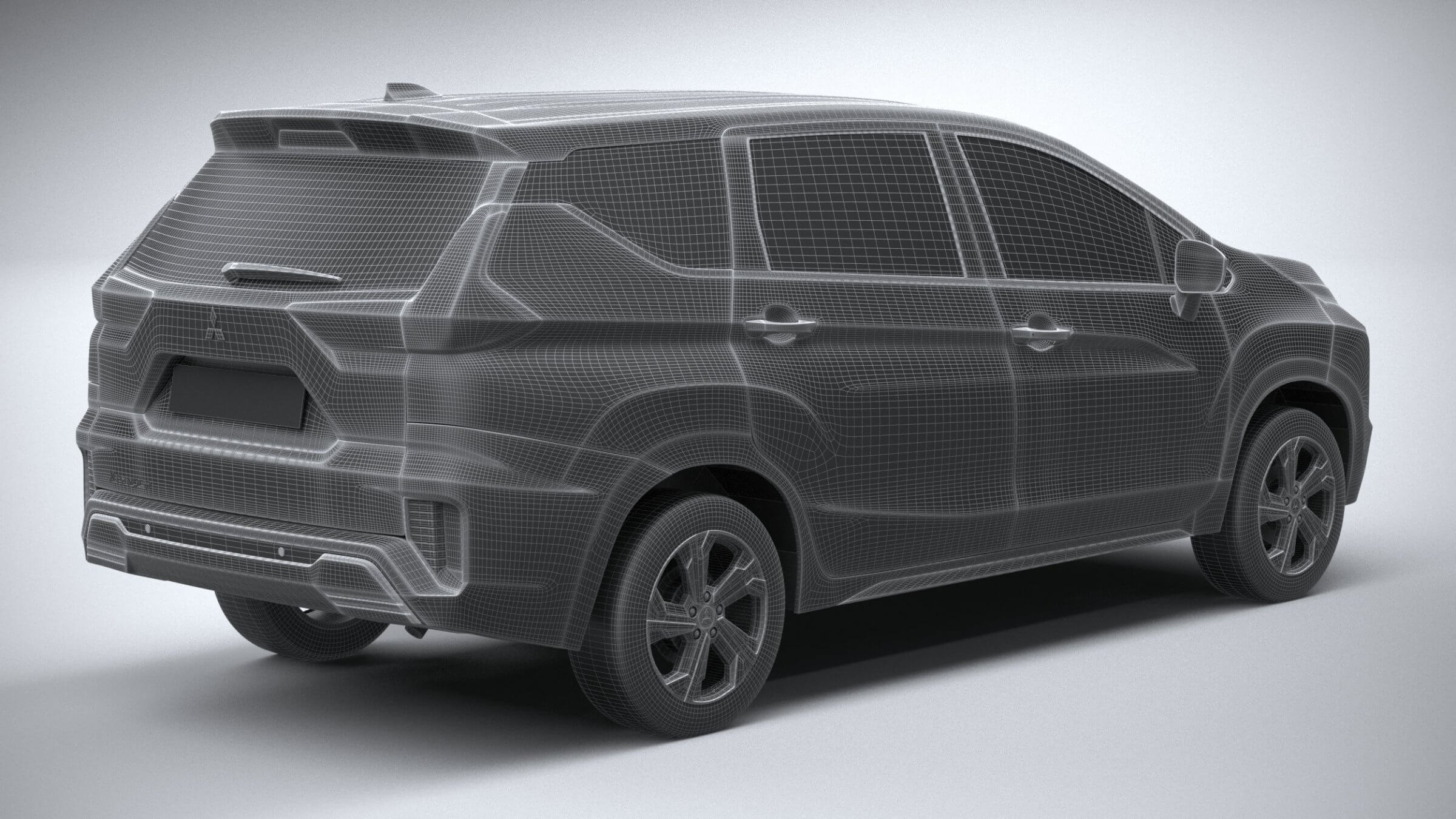 Mitsubishi Xpander 2022 - 3D Model by SQUIR