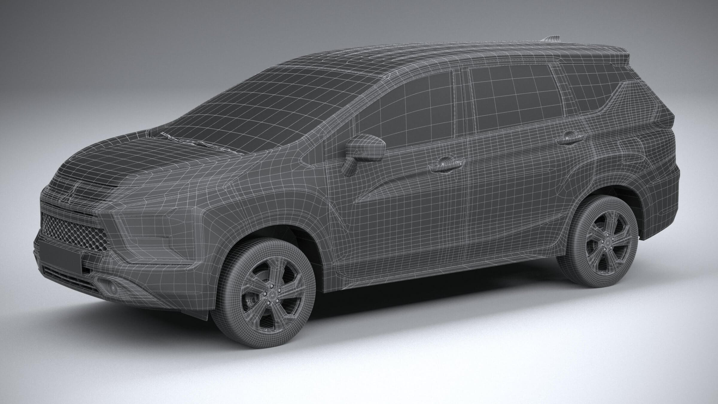 Mitsubishi Xpander 2022 - 3D Model by SQUIR