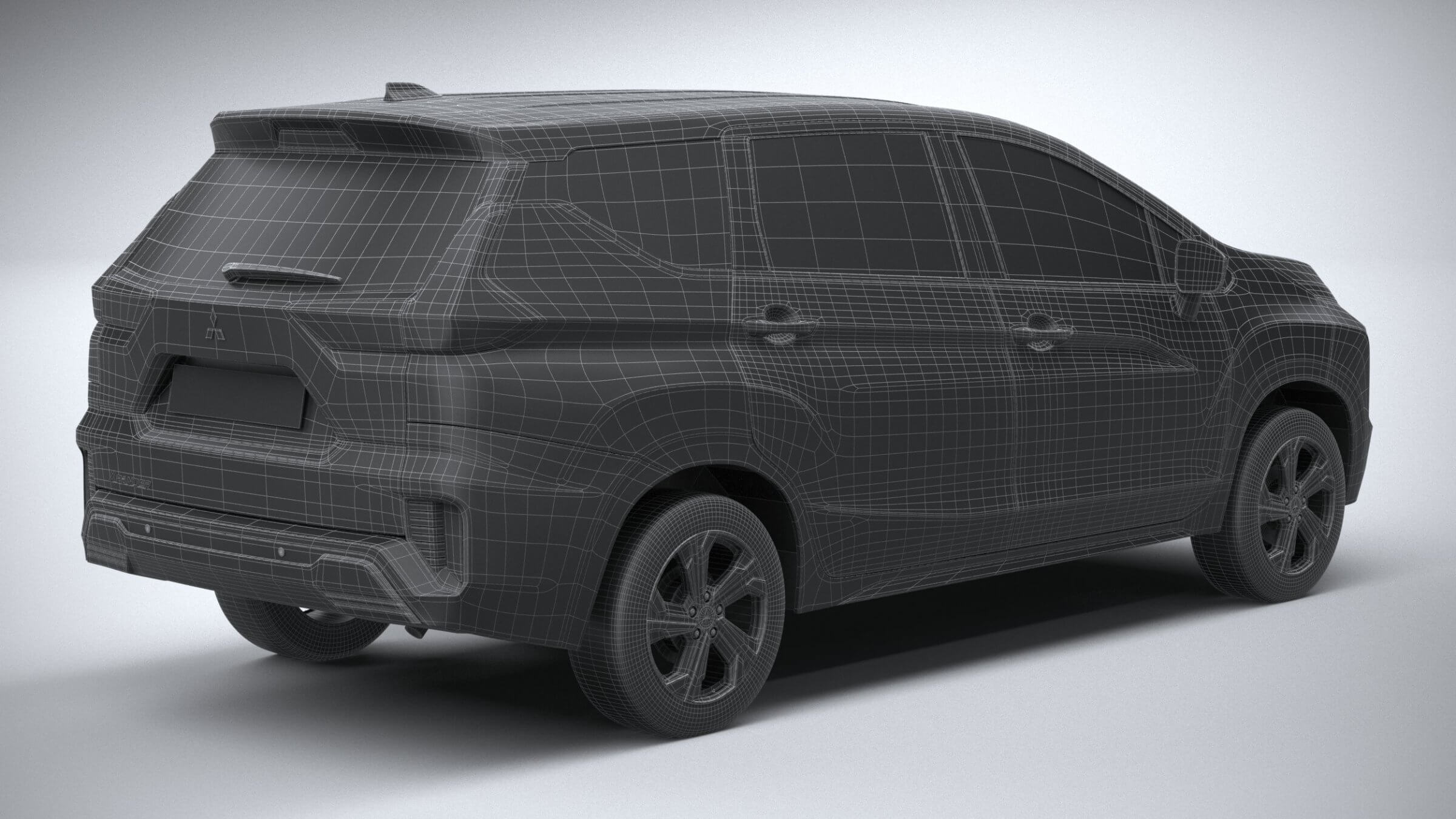 Mitsubishi Xpander 2022 - 3D Model by SQUIR