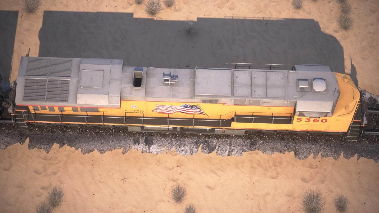 Modern Union Pacific Train - 3D Model by SQUIR