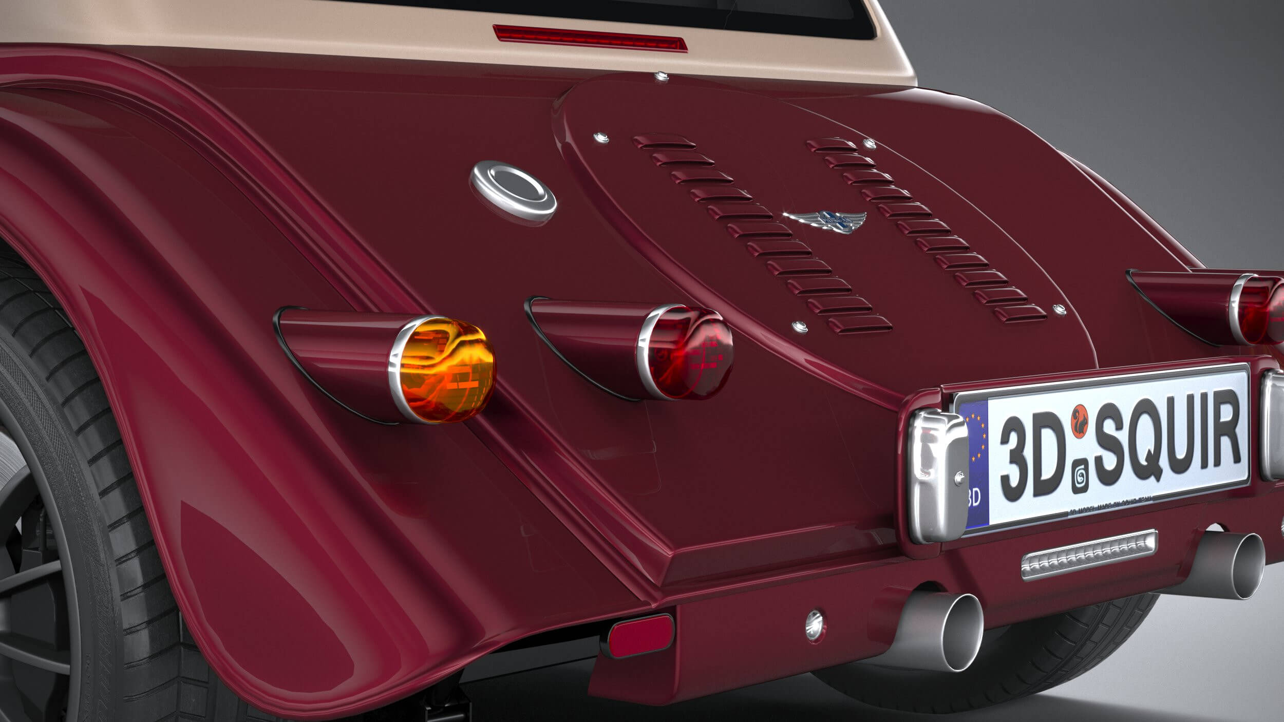 Morgan Plus 6 2023 - 3D Model by SQUIR