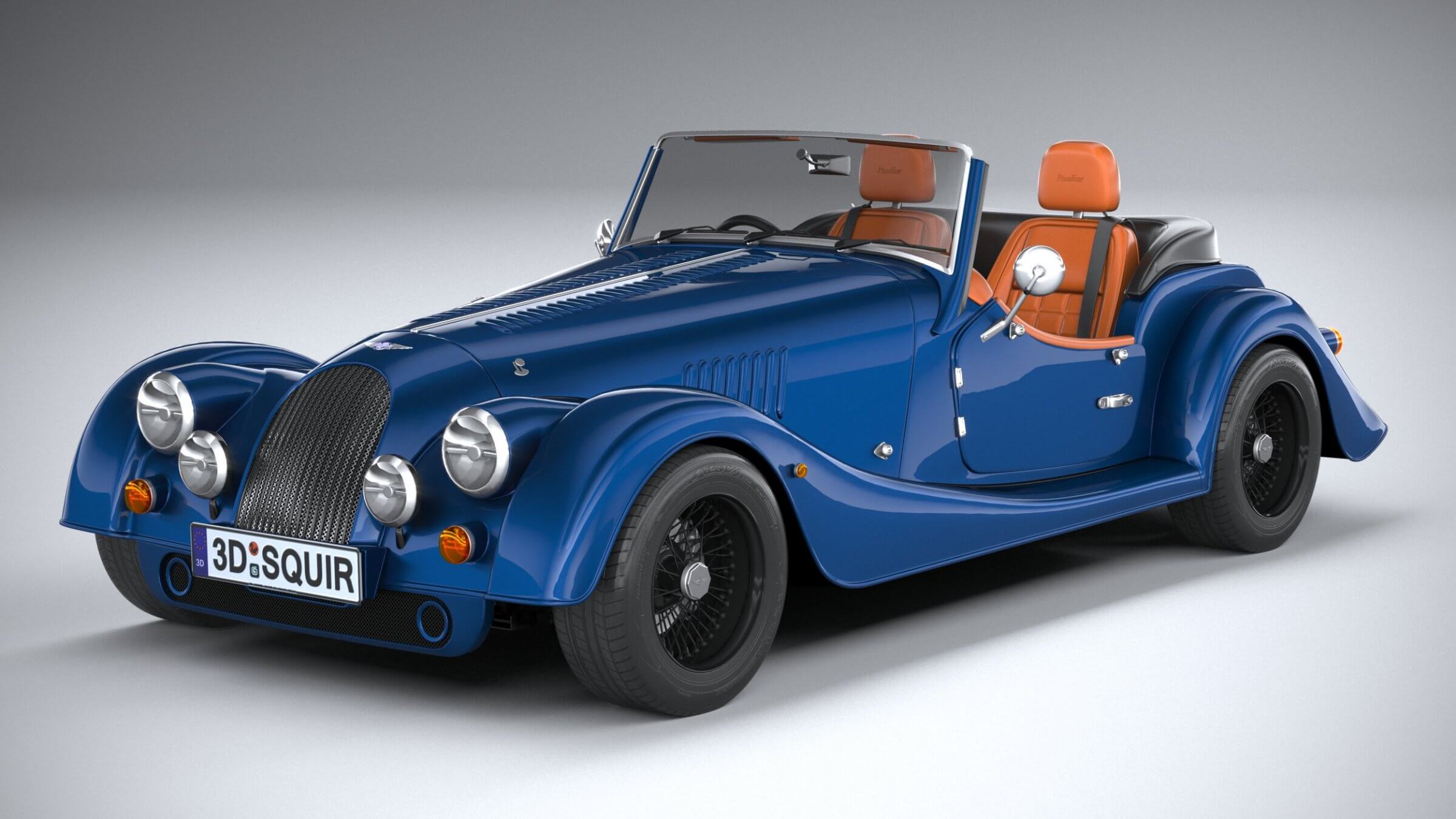Morgan Plus Four 2021 - 3D Model by SQUIR