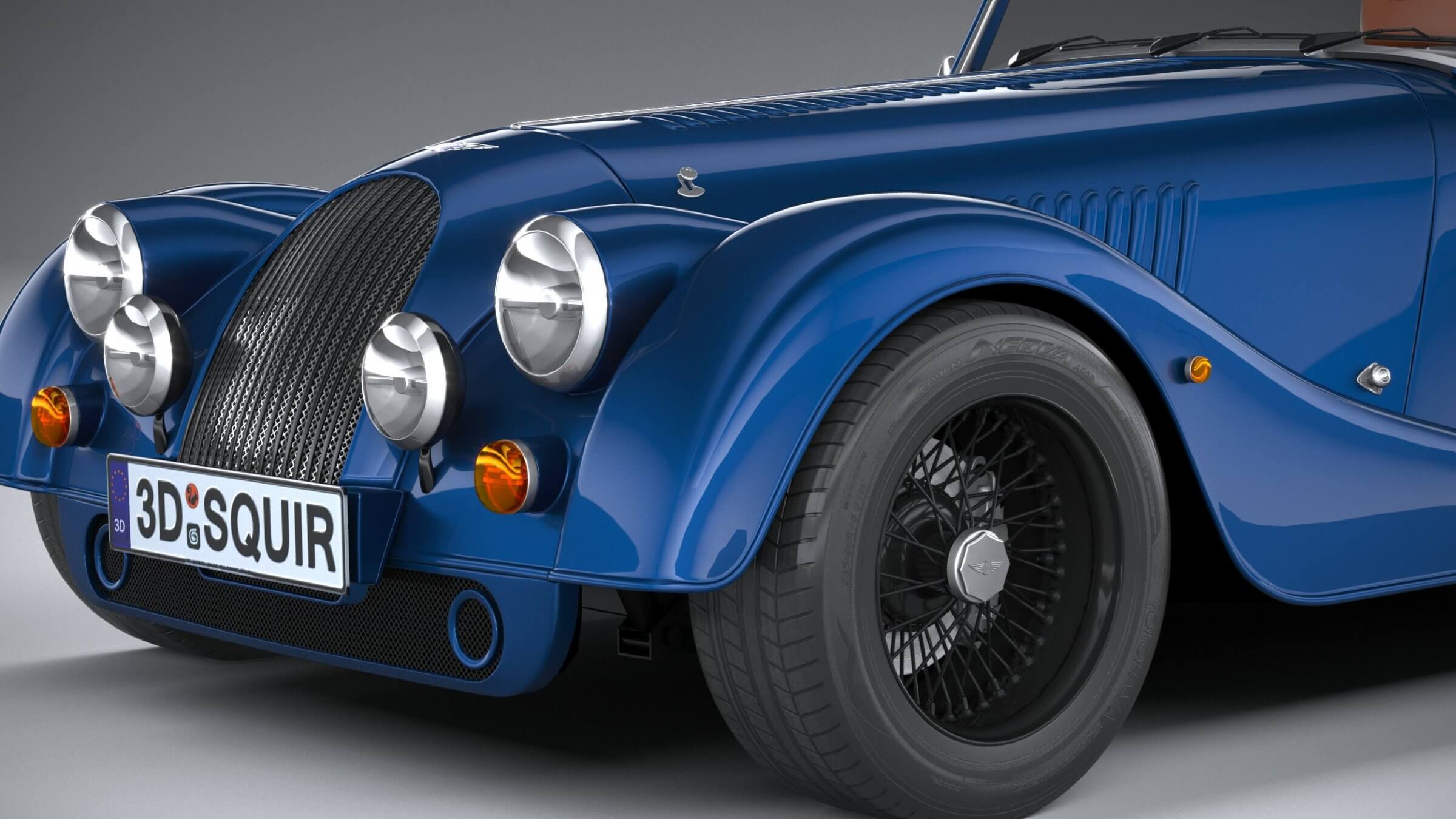 Morgan Plus Four 2021 - 3D Model by SQUIR