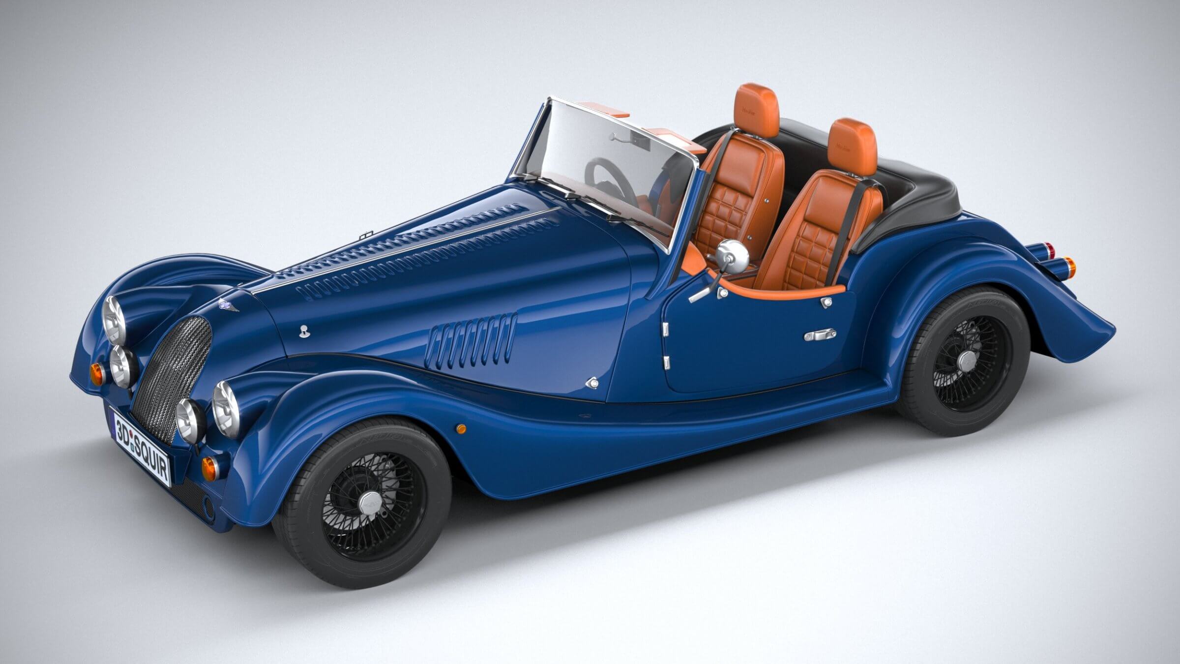 Morgan Plus Four 2021 - 3D Model by SQUIR