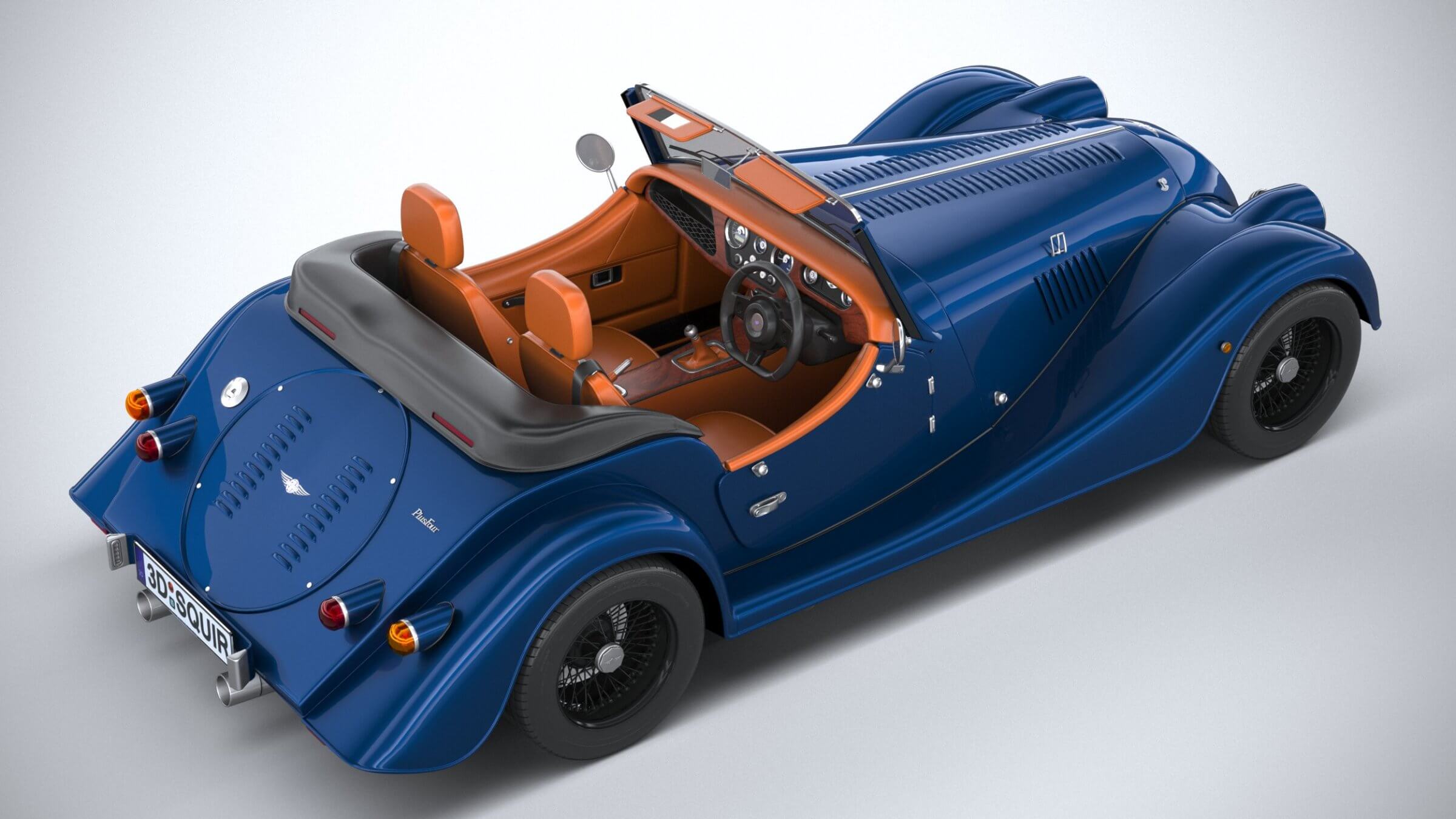 Morgan Plus Four 2021 - 3D Model by SQUIR