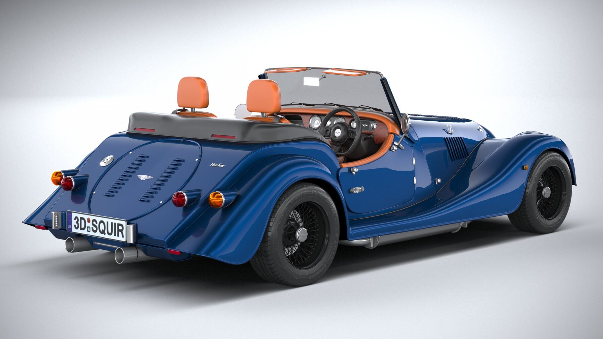 Morgan Plus Four 2021 - 3D Model by SQUIR