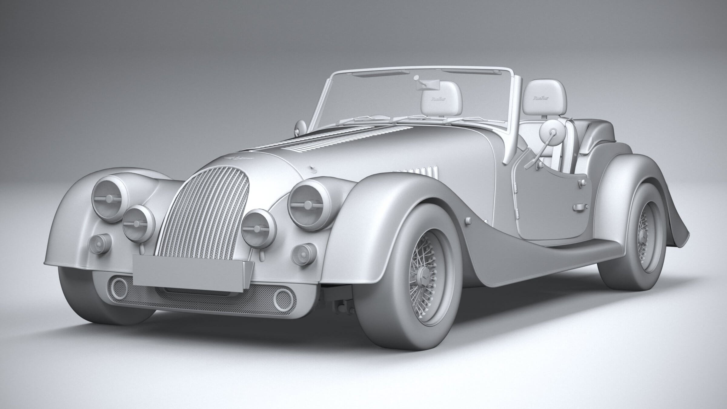 Morgan Plus Four 2021 - 3D Model by SQUIR
