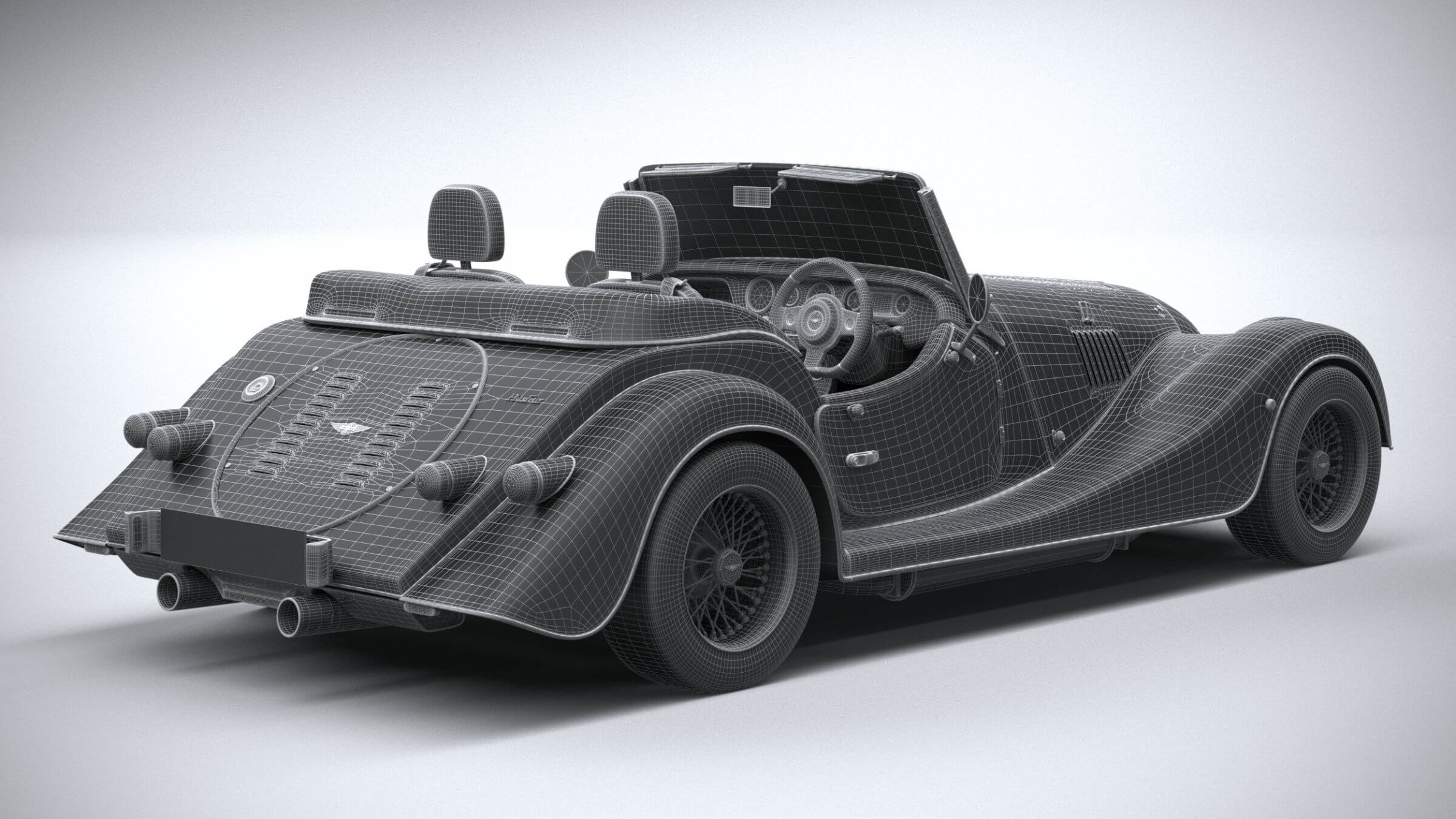 Morgan Plus Four 2021 - 3D Model by SQUIR