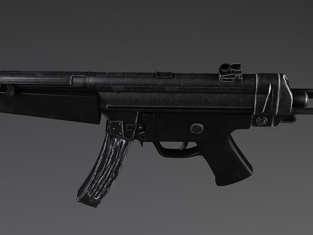 MP5A5 Submachine Gun - 3D Model by SQUIR