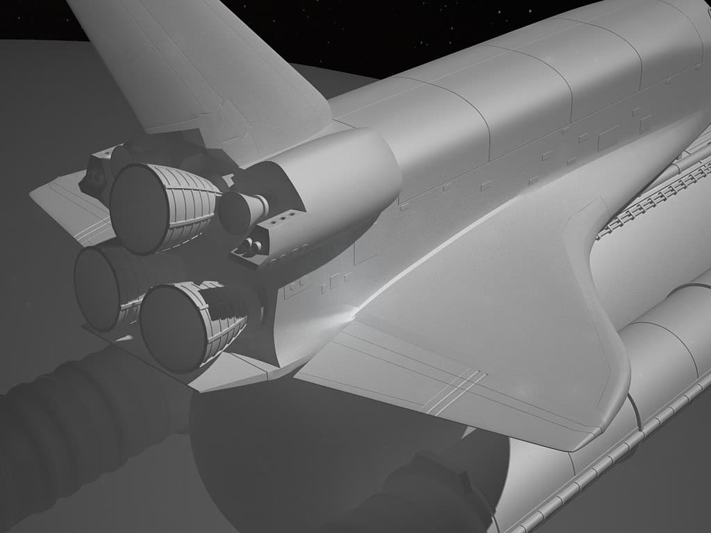 NASA Discovery Space Shuttle - 3D Model by SQUIR