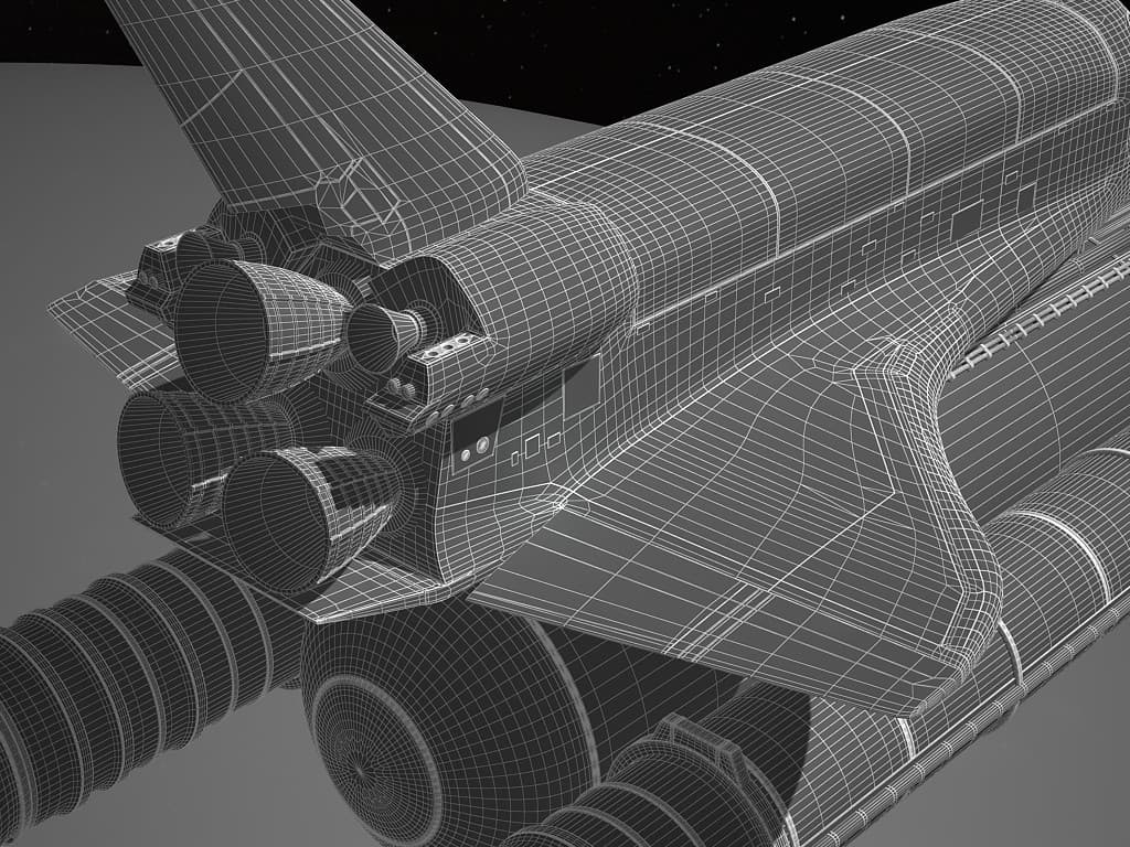 NASA Discovery Space Shuttle - 3D Model by SQUIR