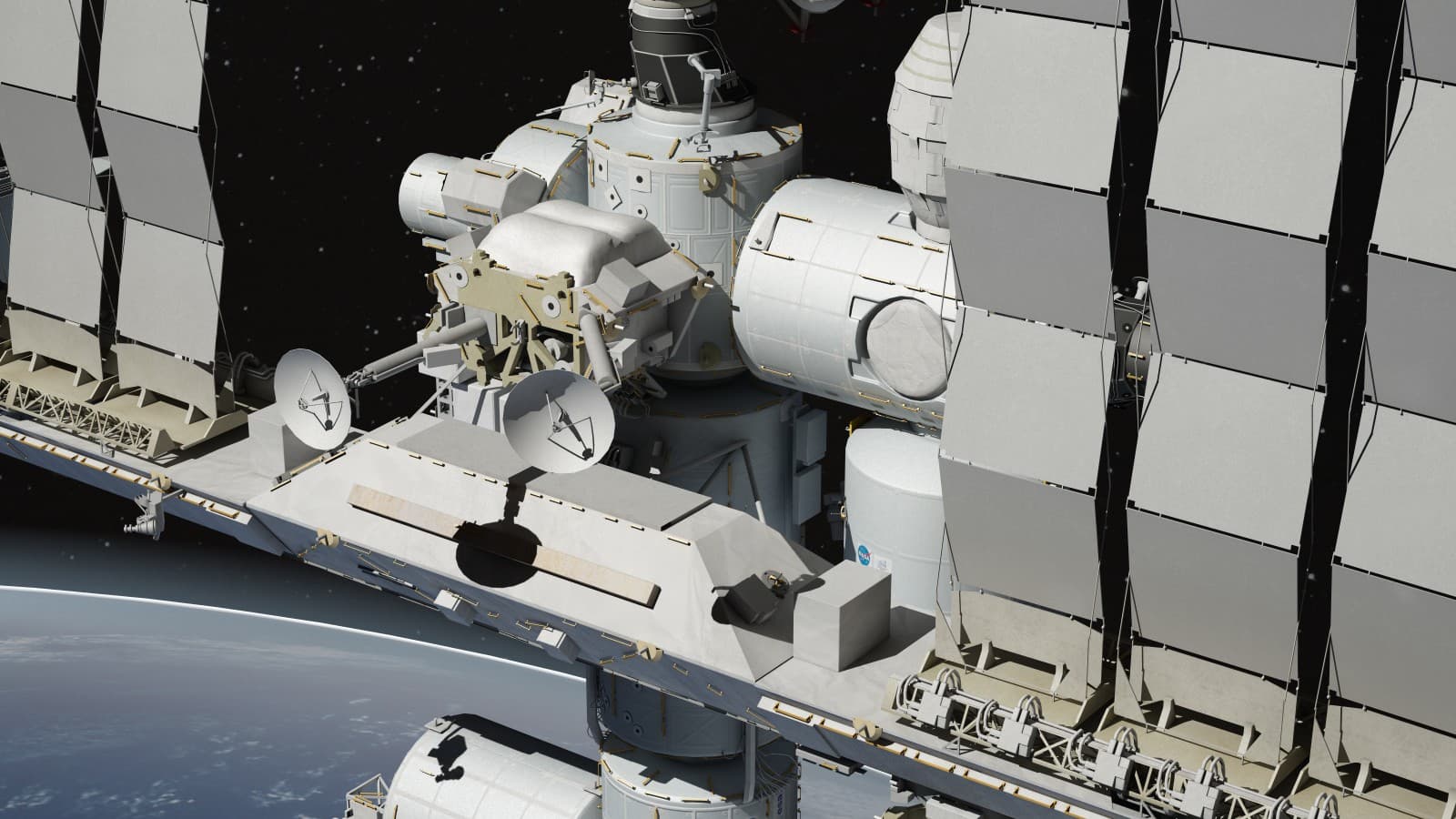 NASA International Space Station - 3D Model by SQUIR