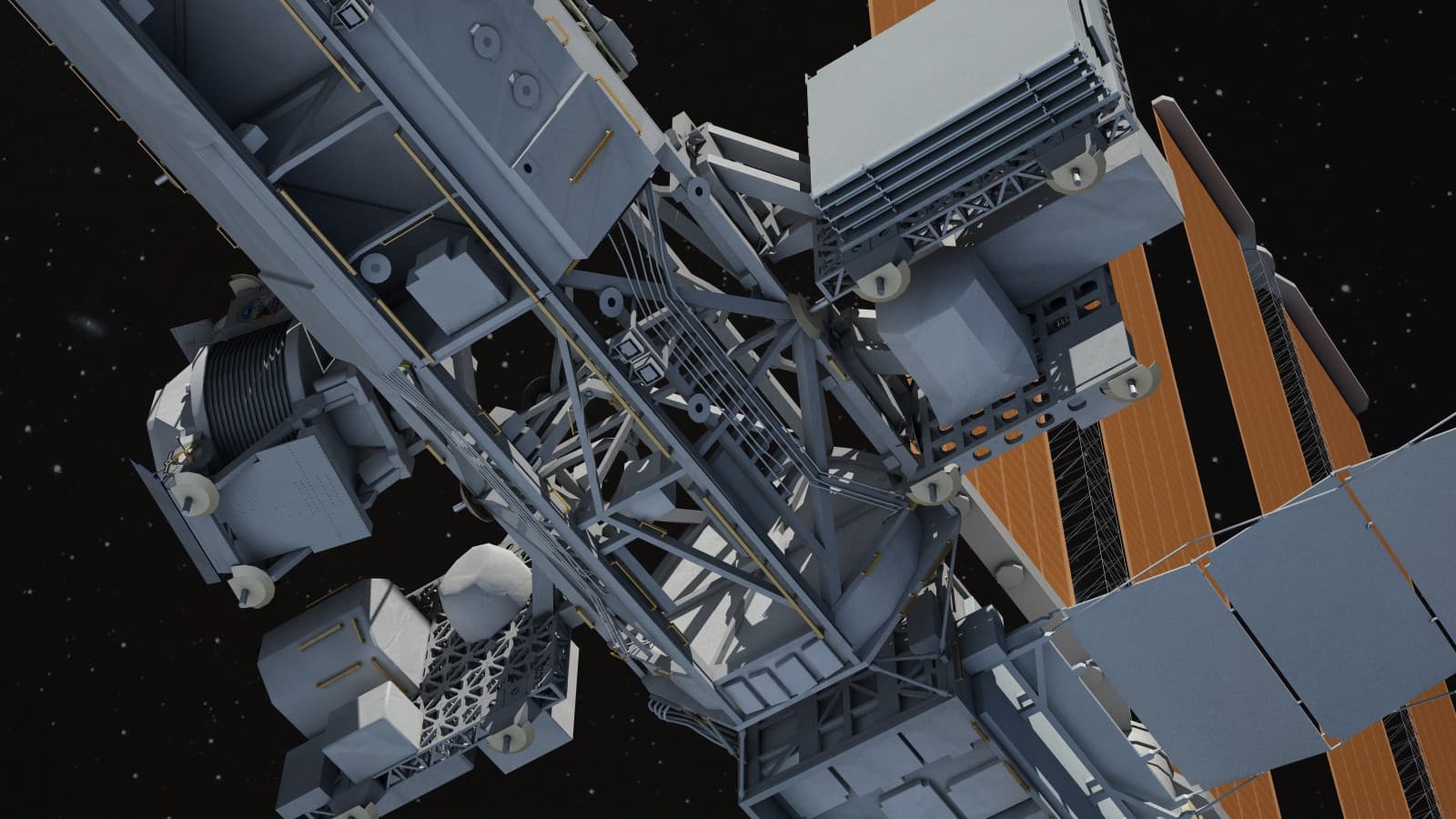 NASA International Space Station - 3D Model by SQUIR