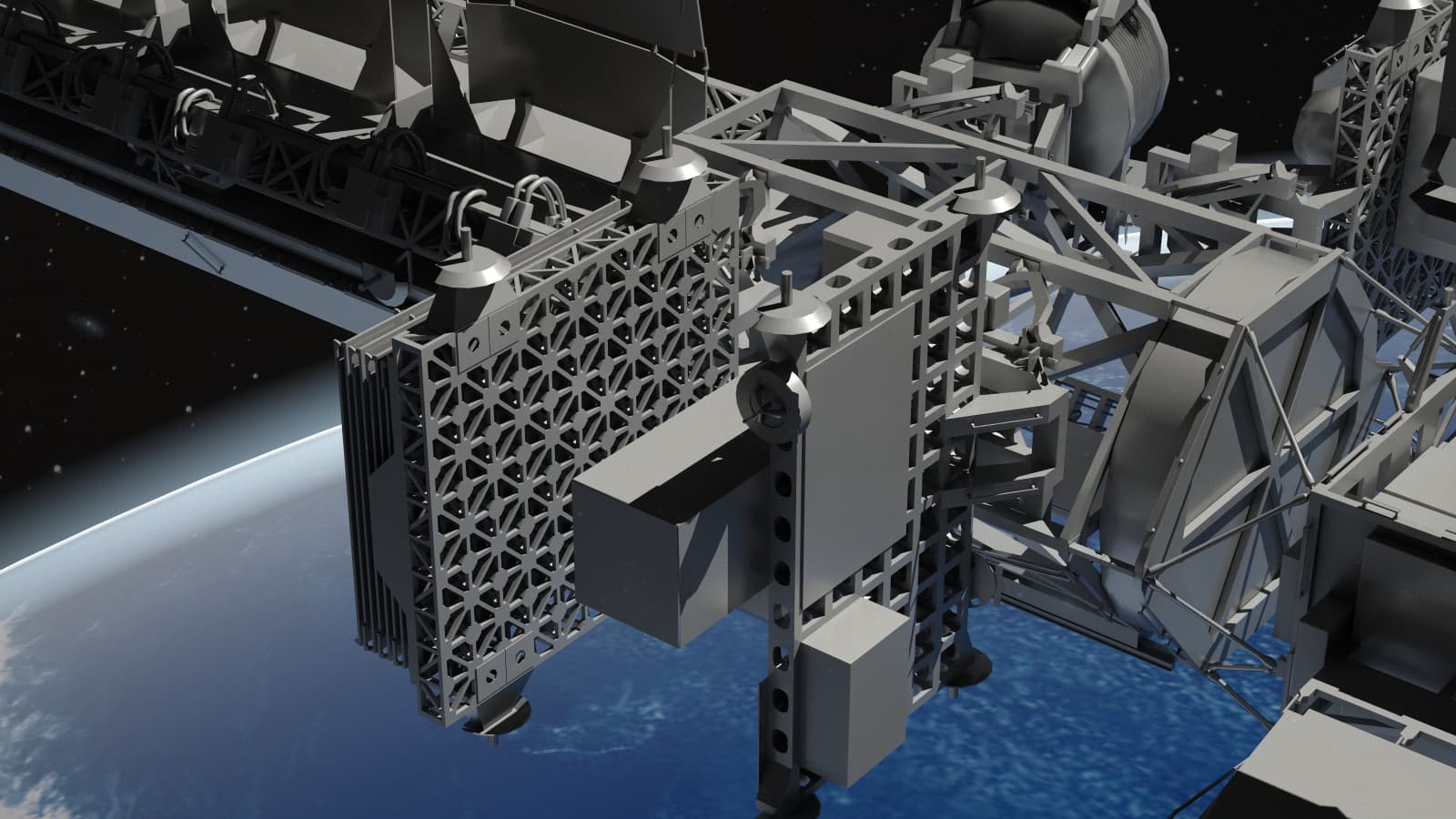 NASA International Space Station - 3D Model by SQUIR