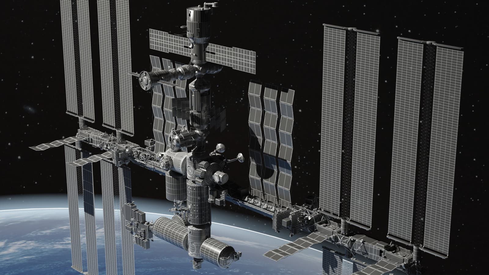 NASA International Space Station - 3D Model by SQUIR