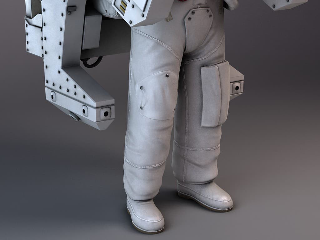 NASA MMU Backpack With Astronaut - 3D Model by SQUIR