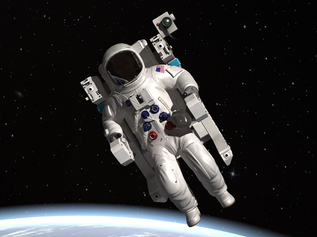 NASA MMU Backpack With Astronaut - 3D Model by SQUIR
