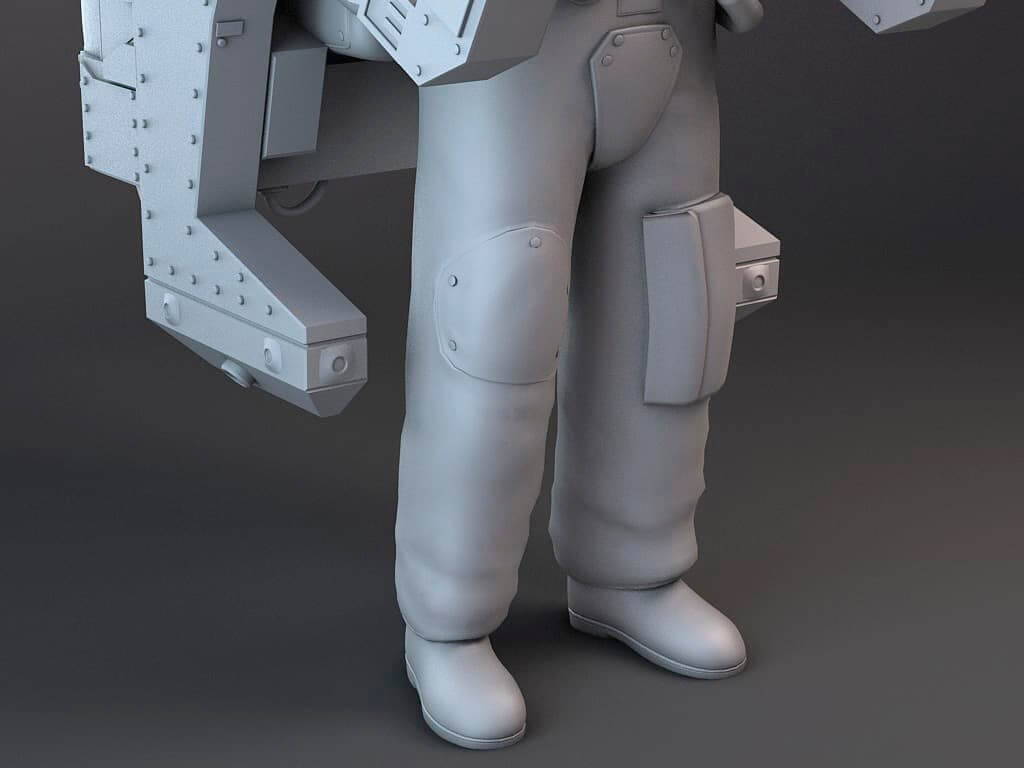 NASA MMU Backpack With Astronaut - 3D Model by SQUIR