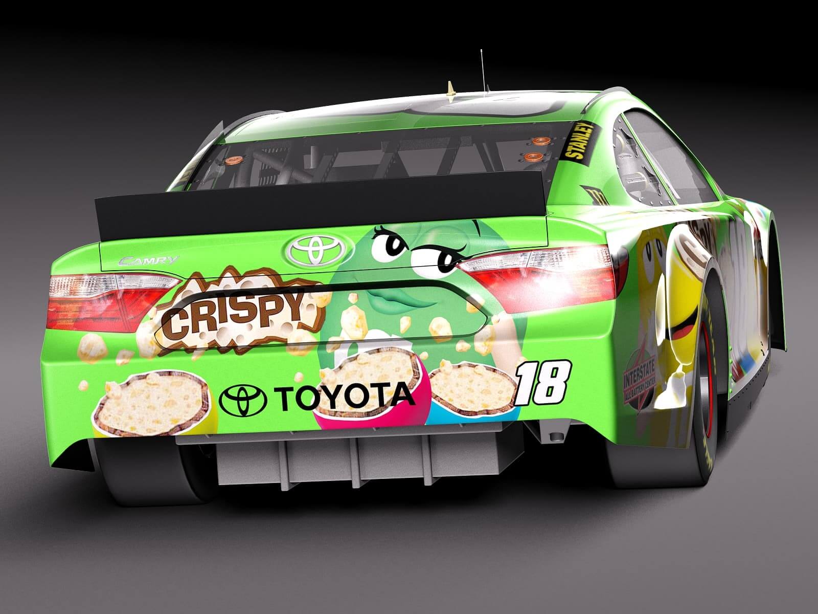 NASCAR Camry M&Ms Kyle Busch 2015 - 3D Model by SQUIR