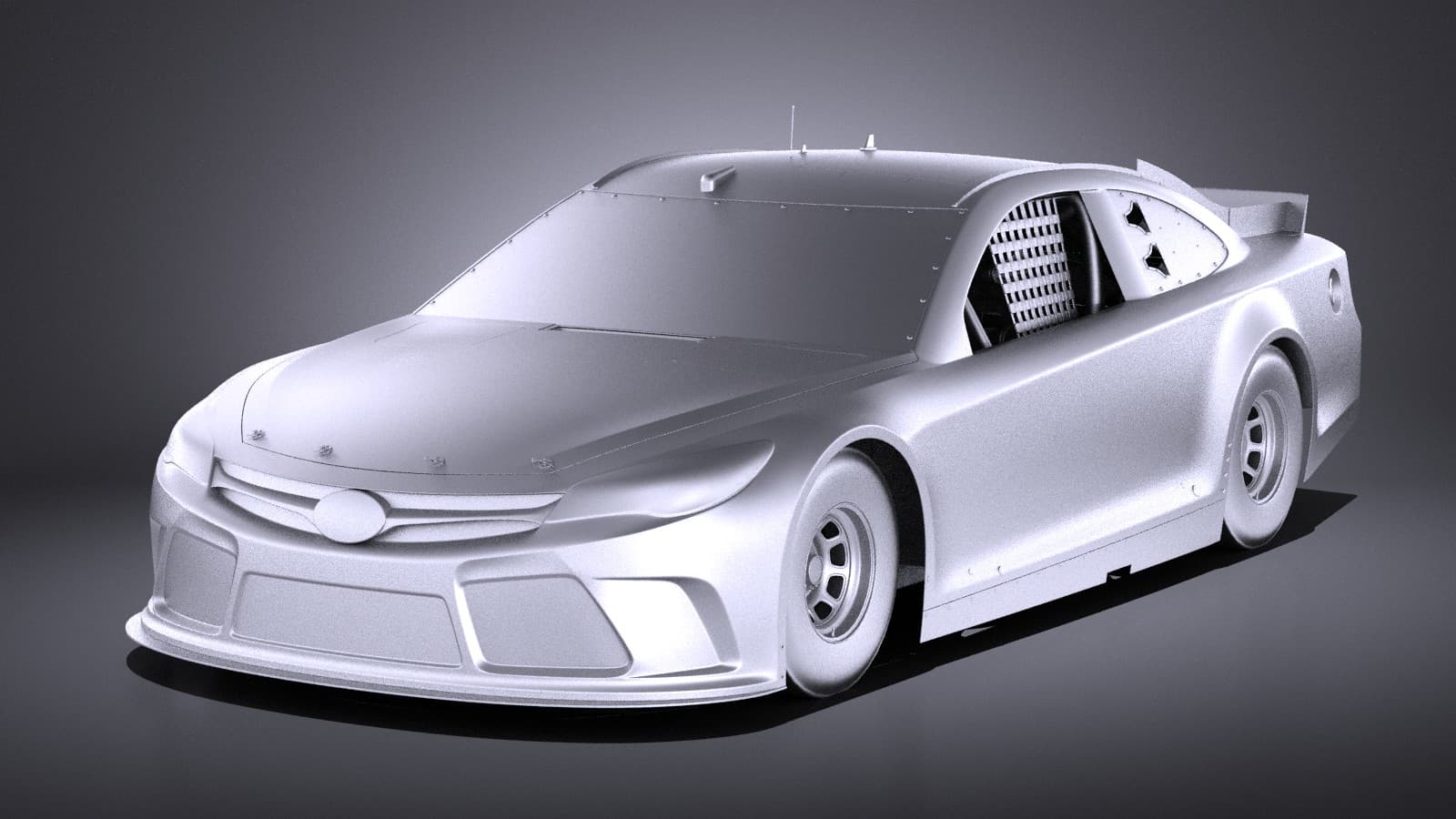 NASCAR Camry M&Ms Kyle Busch 2017 (V-Ray) 3D Model by SQUIR