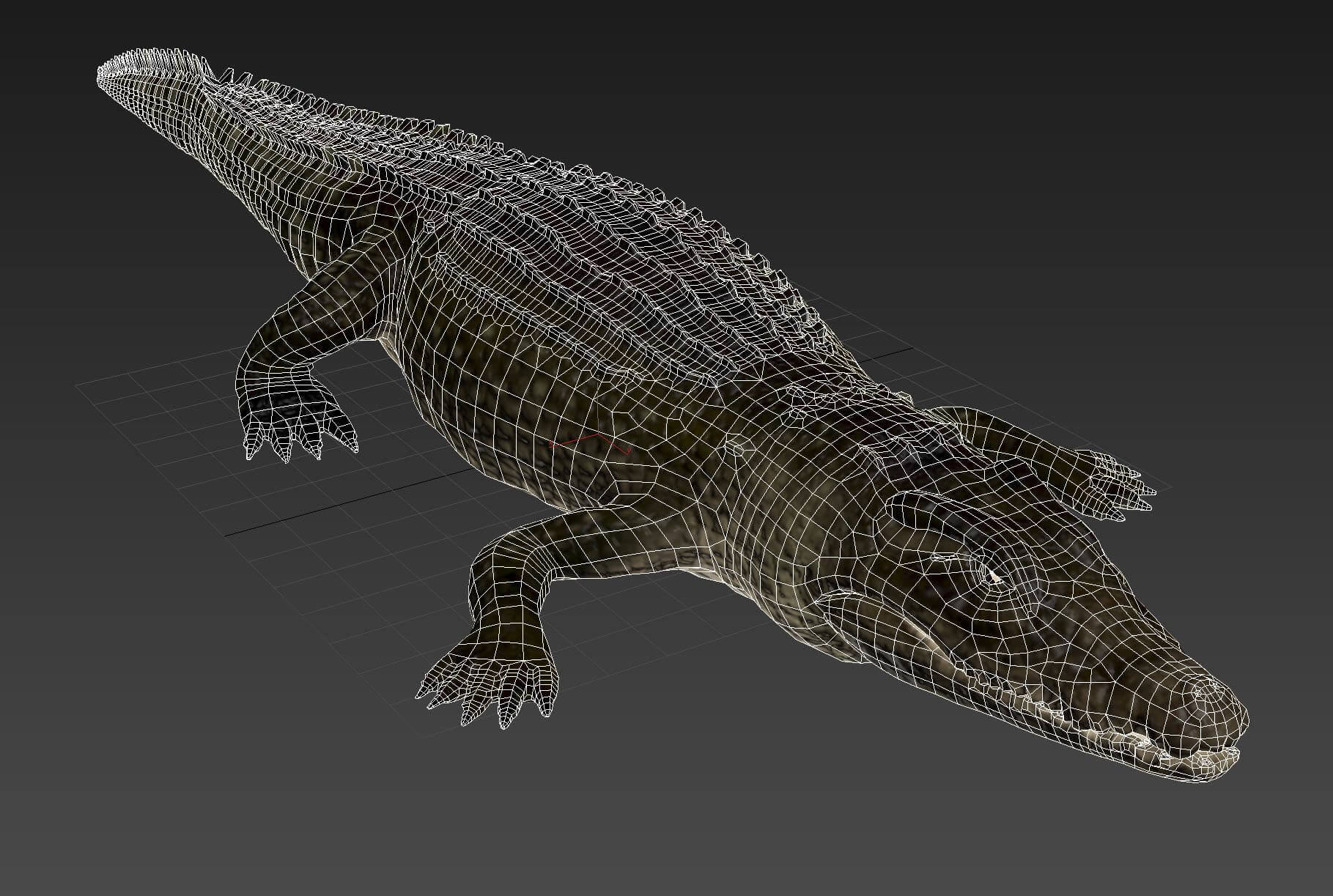 Nile Crocodile - 3D Model by SQUIR
