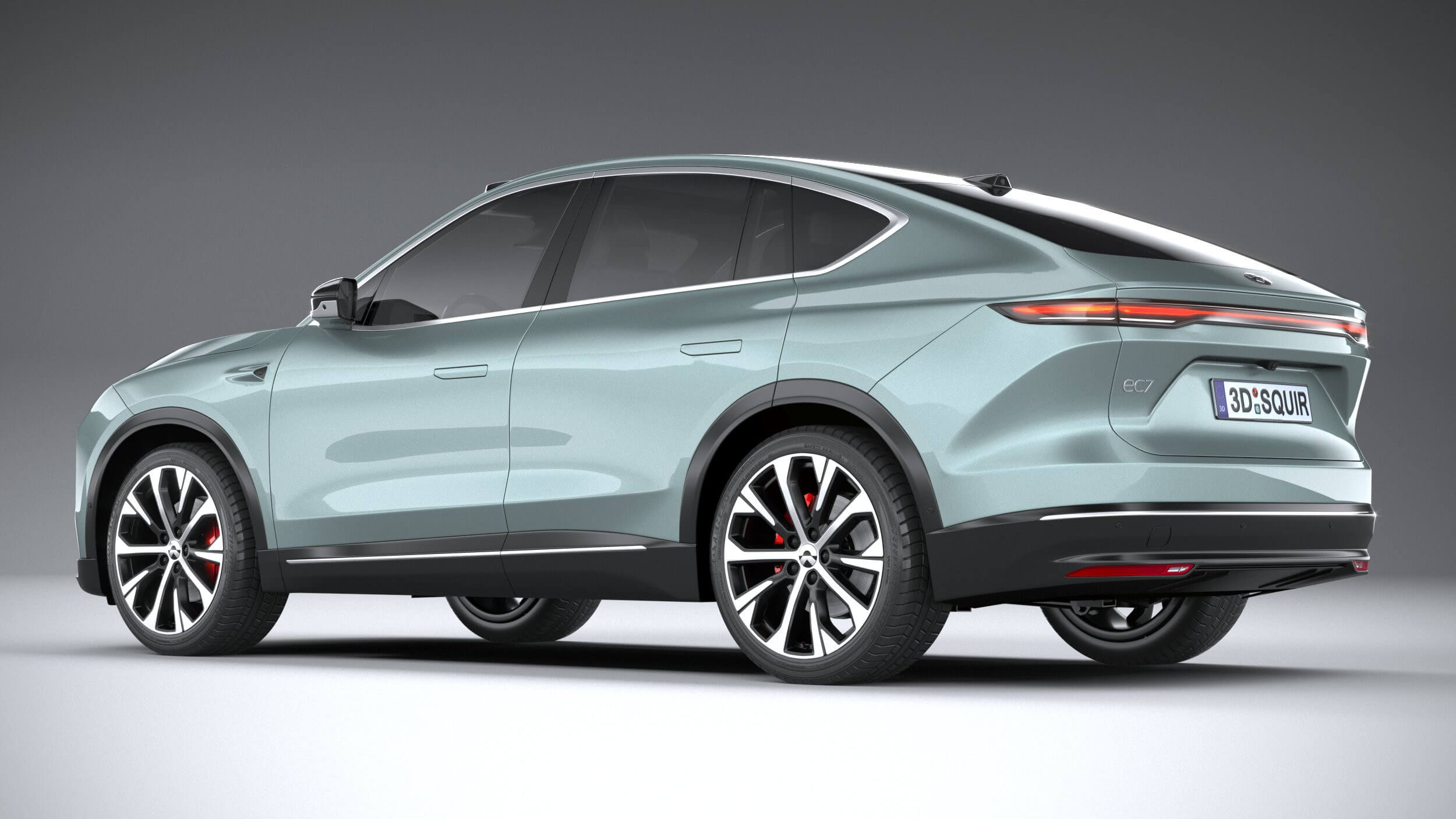 Nio EC7 2023 - 3D Model by SQUIR