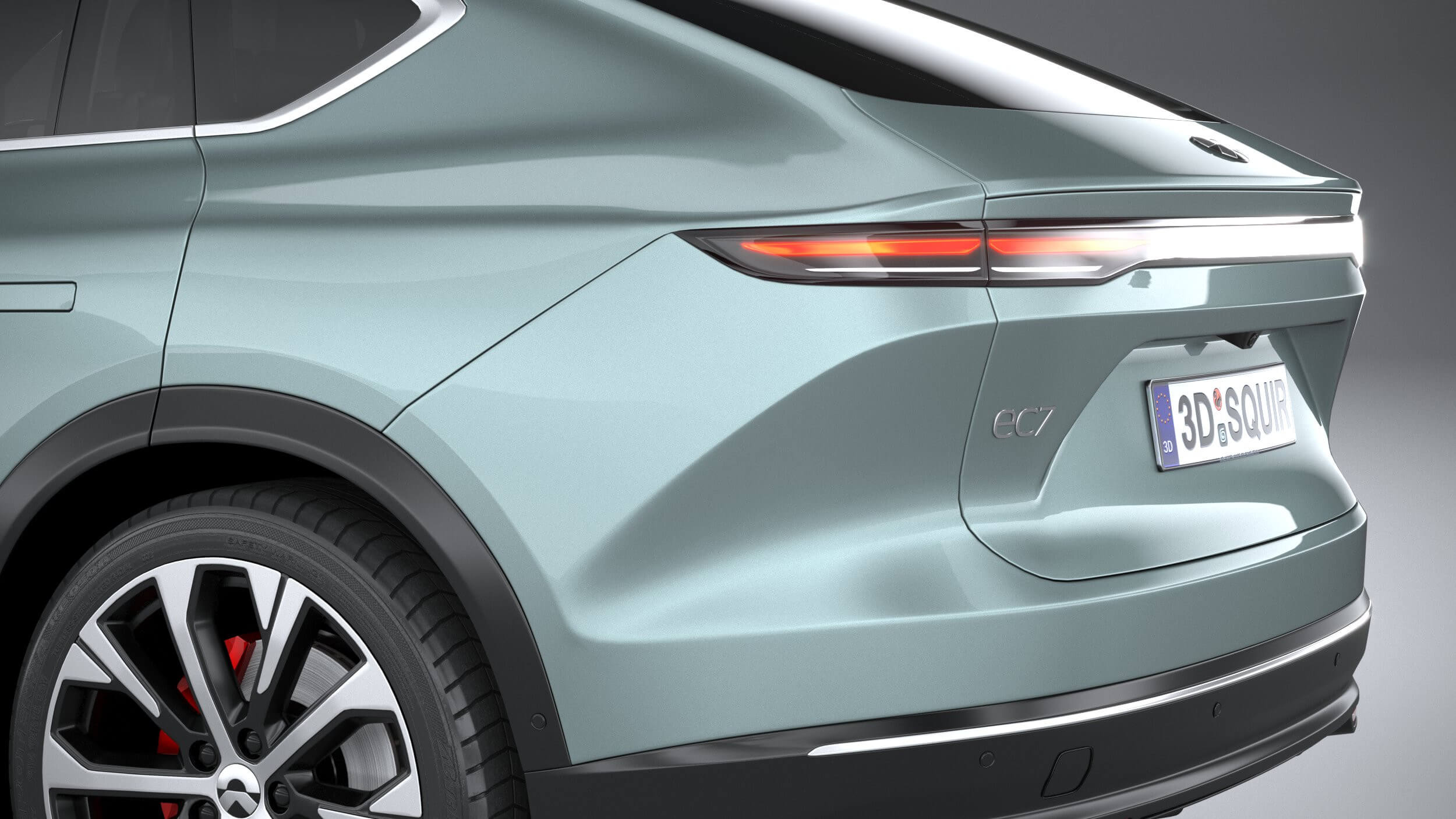 Nio EC7 2023 - 3D Model by SQUIR