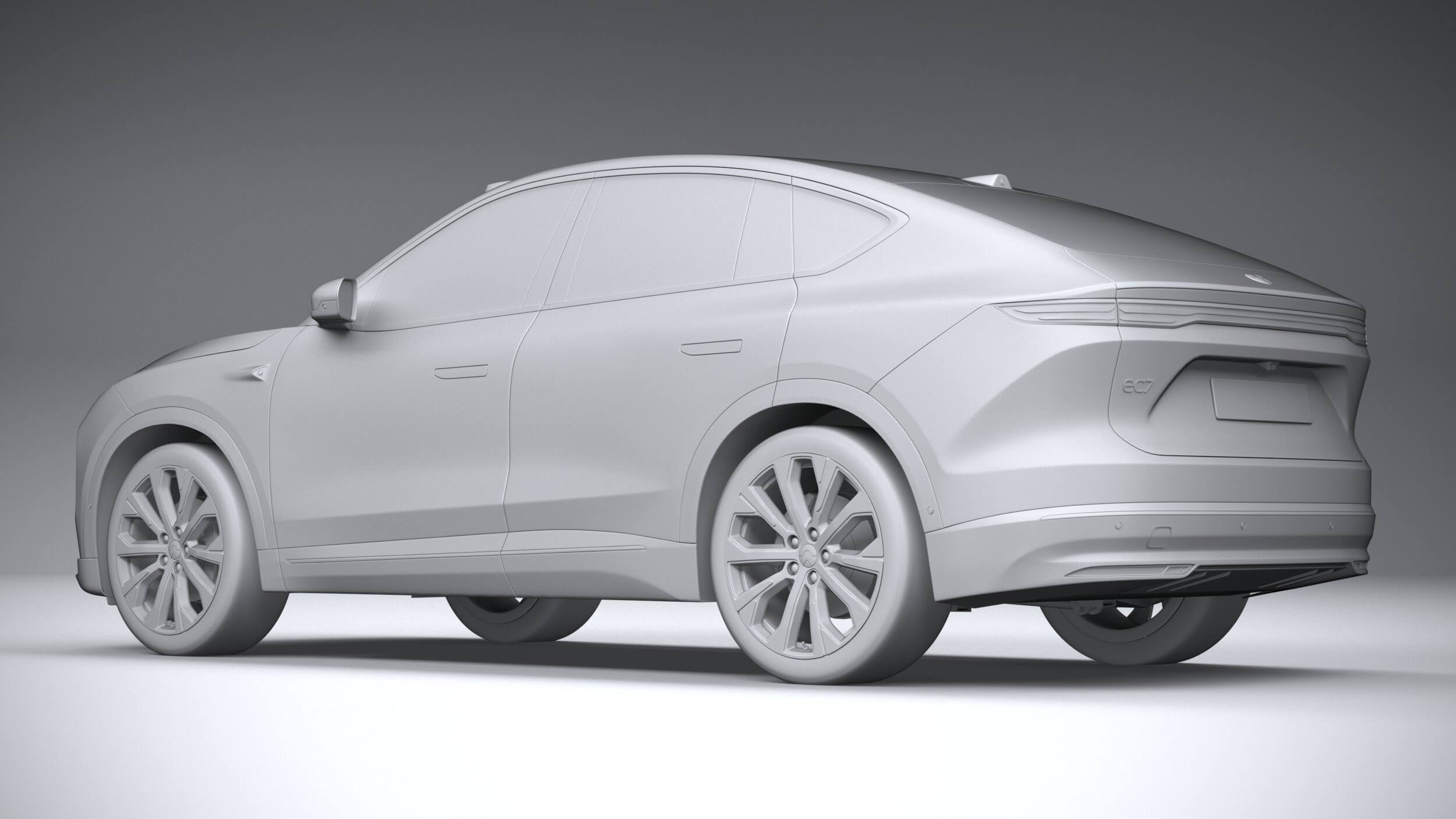 Nio EC7 2023 - 3D Model by SQUIR