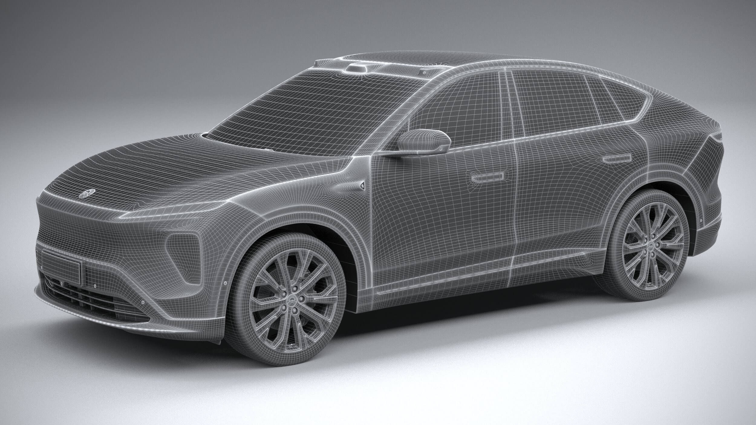 Nio EC7 2023 - 3D Model by SQUIR